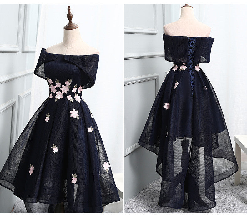 Homecoming Dress Chic Asymmetrical Short Prom Dress Party Dress JK210 ...