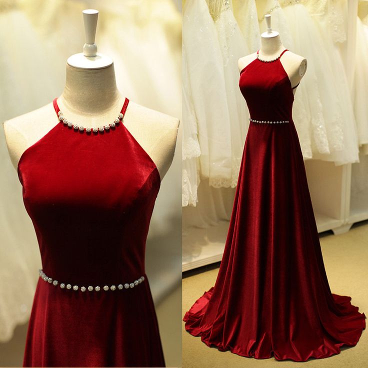 Beautiful Prom Dresses Sexy Halter Criss-Cross Straps Prom Dress/Eveni ...