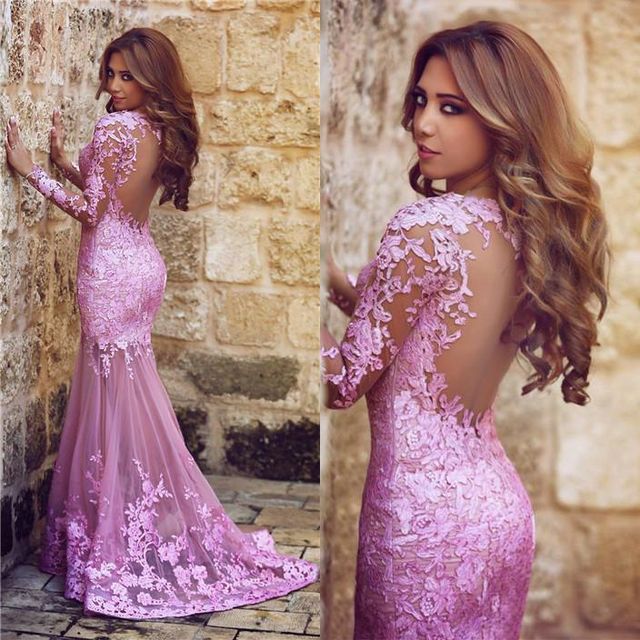 Chic Prom Dresses Scoop Sheath/Column Short Train Sexy Prom Dress/Even ...